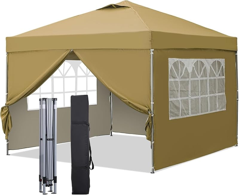 10'x10' Pop Up Canopy Tent, Outdoor Canopy, Patio Tent,Commercial ...