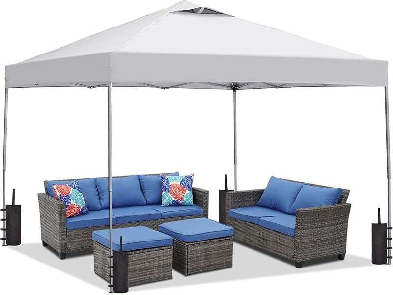 10'x10' Pop Up Canopy Tent, Outdoor Canopy, Patio Tent,Commercial ...