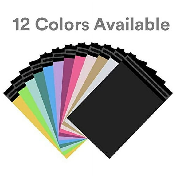 10"x12" (25cm x 31cm) 200pcs Teal Poly Bag Mailers Plastic Packaging ...