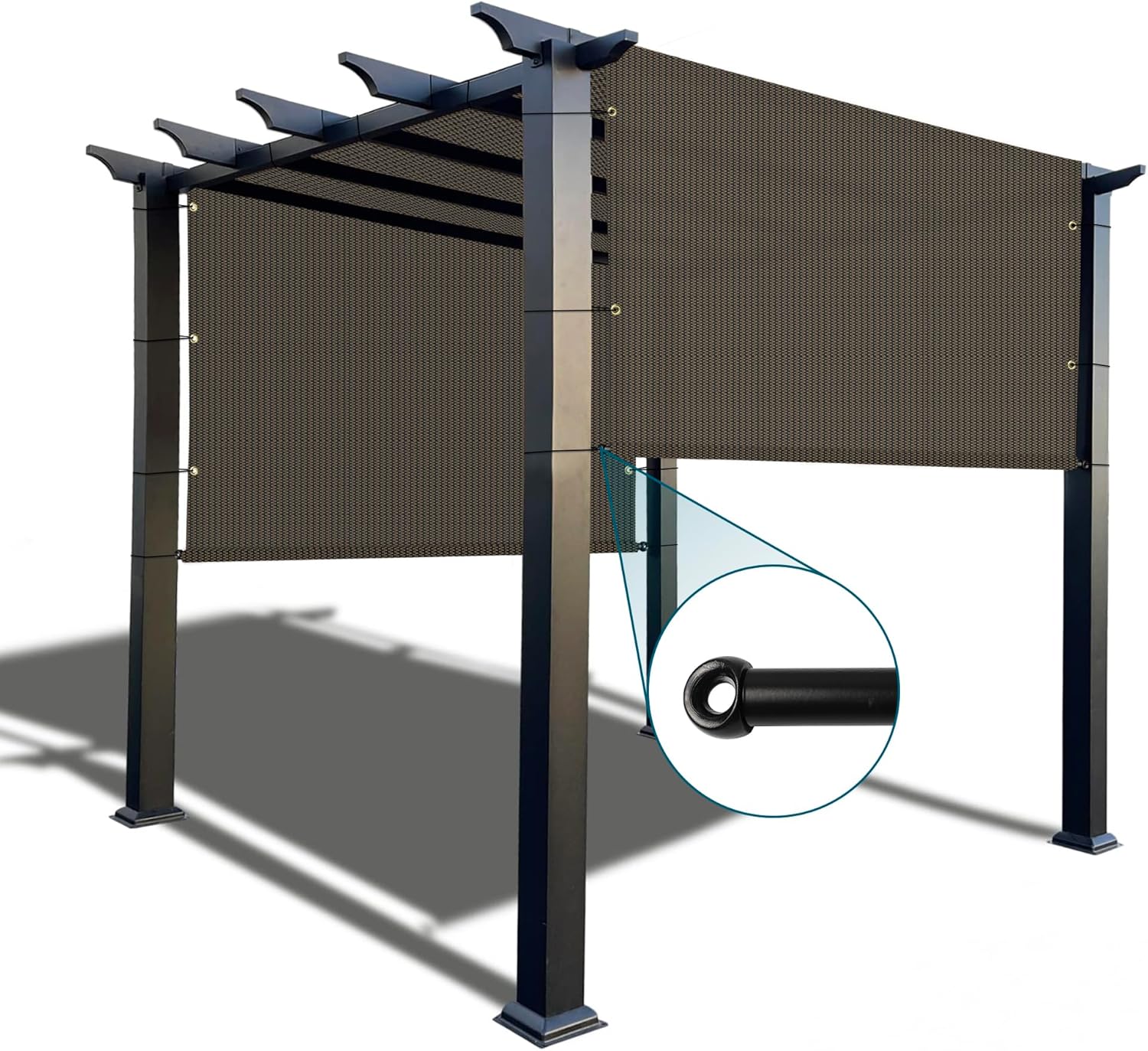 **10'x12' outdoor pergola replacement shade cover canopy privacy patio ...