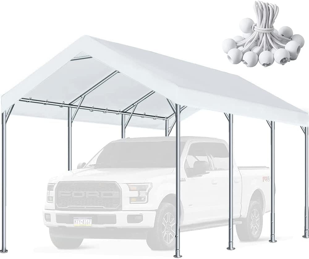 10'x20' Carport Replacement Top Canopy Cover for Car Garage Shelter ...