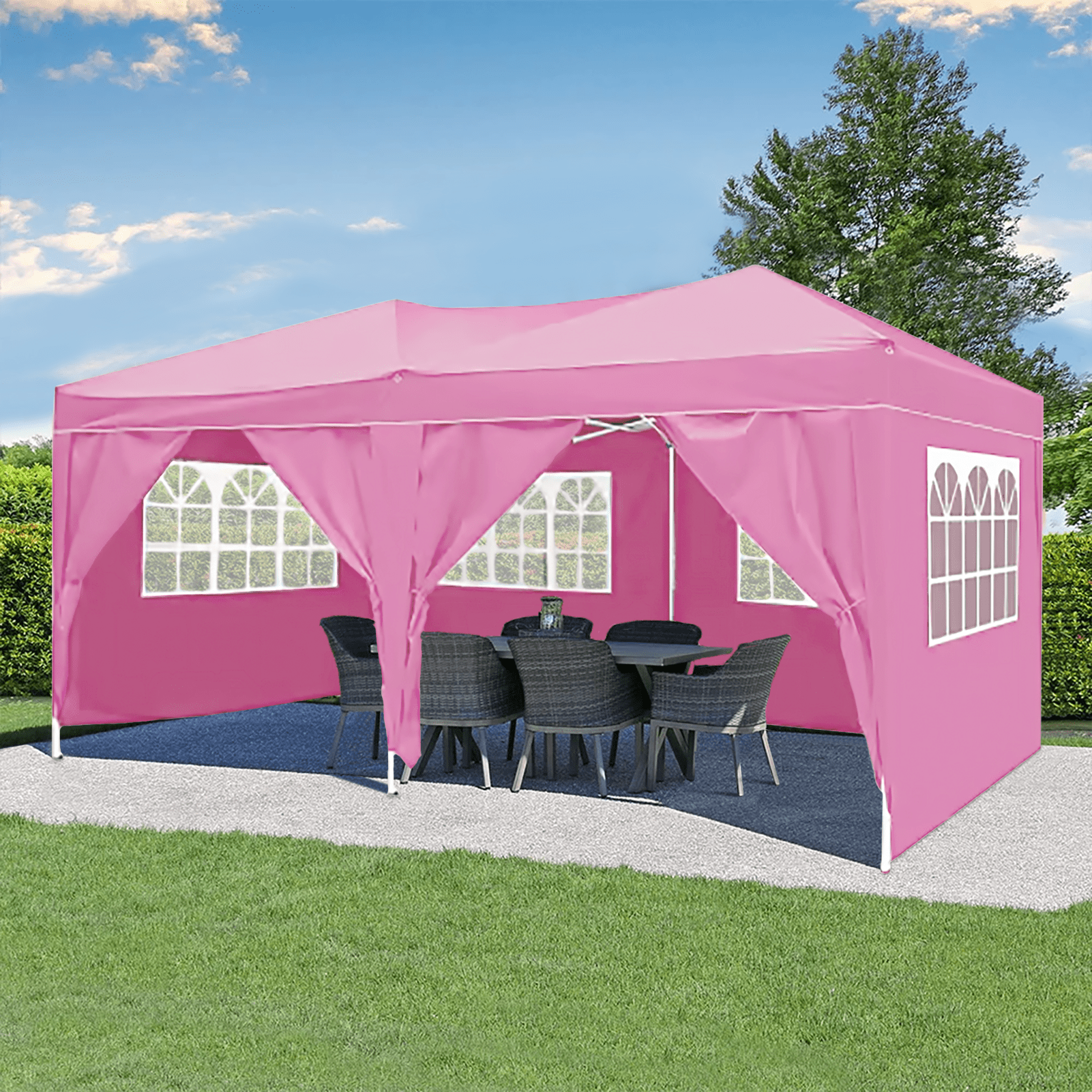 10 'x20' Pink Folding Terrace Waterproof Commercial Instant Outdoor ...