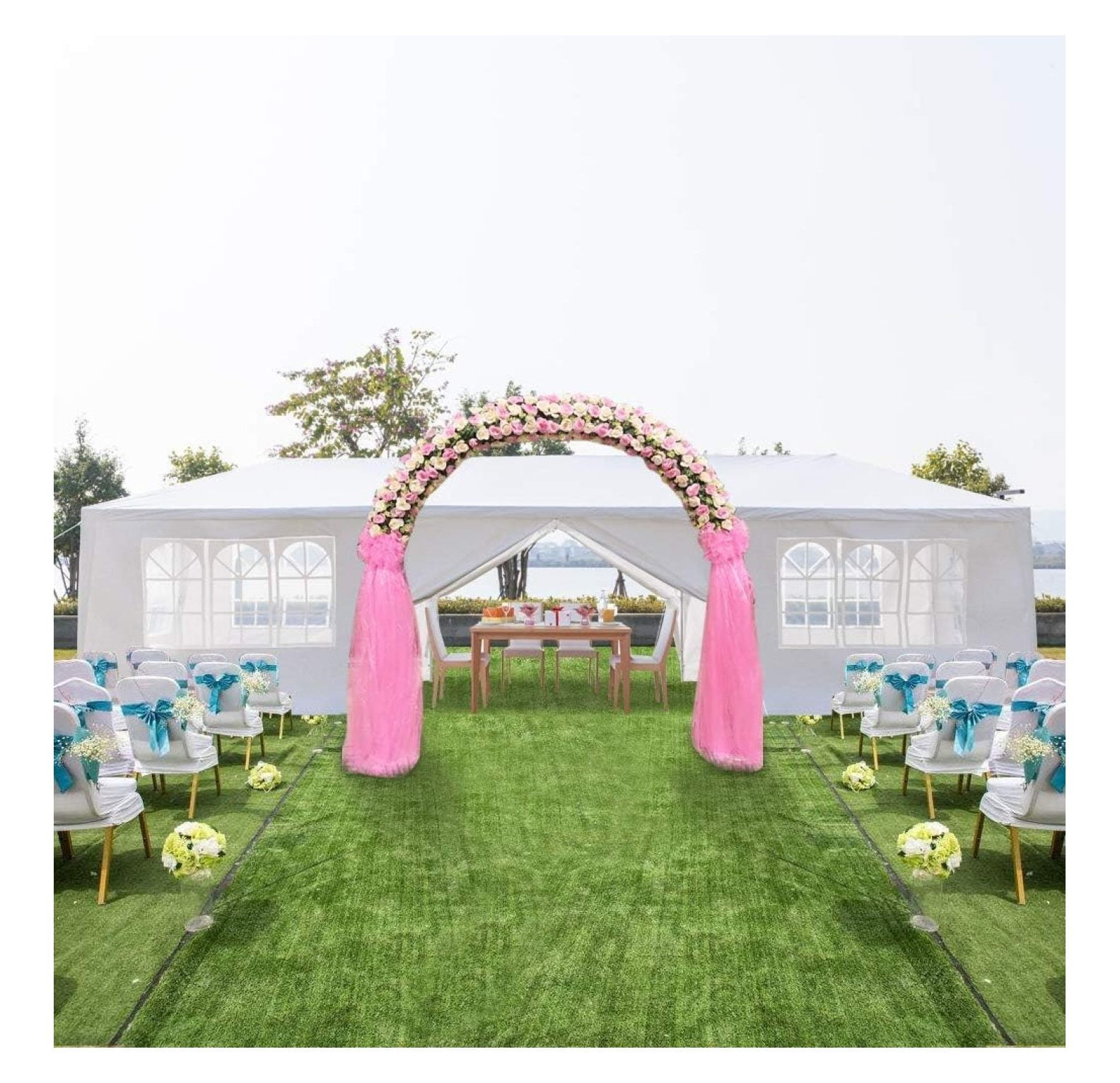 10'x30' Outdoor Canopy Party Wedding Tent,Sunshade Shelter,Outdoor ...