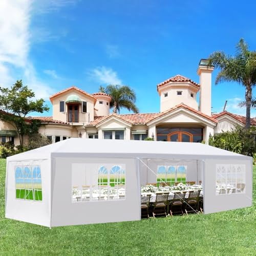 10'x30' Party Tent, Tents for Parties, Outdoor Wedding Tent Patio ...