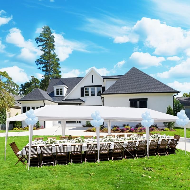 10'x30' Party Tent, Tents for Parties, Outdoor Wedding Tent Patio ...
