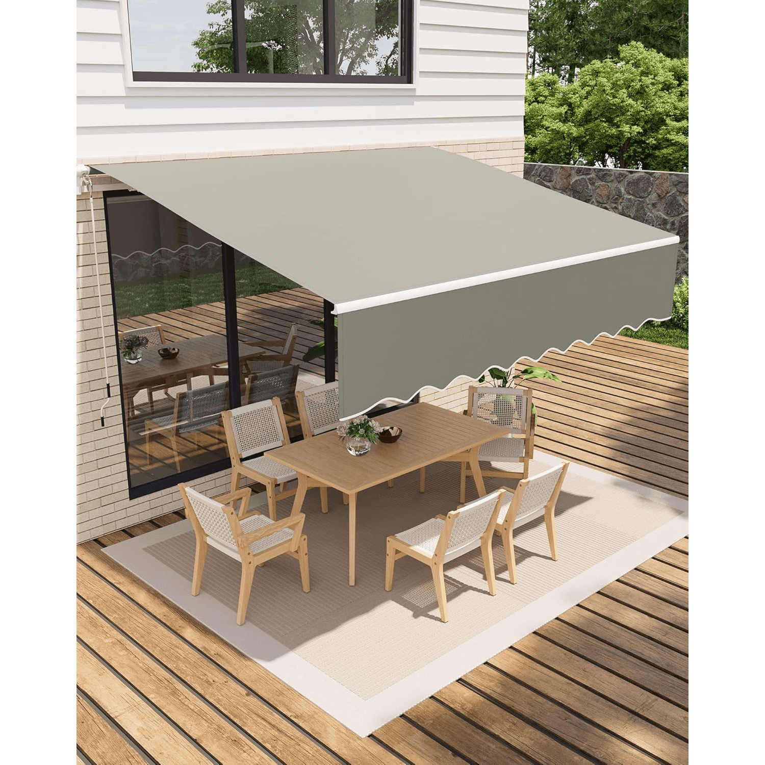 Fascinating Waterproof Retractable Awning Images