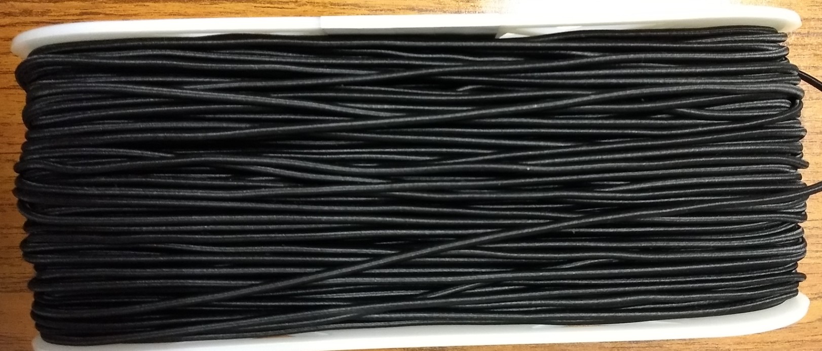 10 yard piece - Shock Cording Corded Stretch Round Elastic 1/8" Black ...