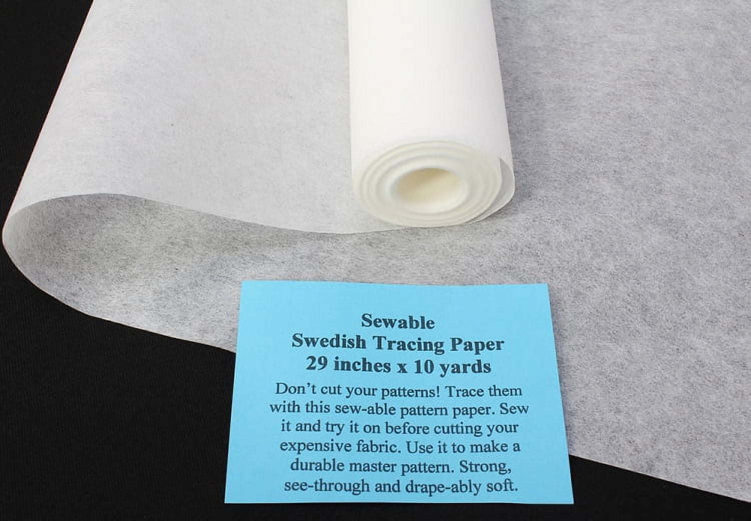 10 yards - 29" wide Sew-able Swedish Tracing Pattern Paper (1907 ...