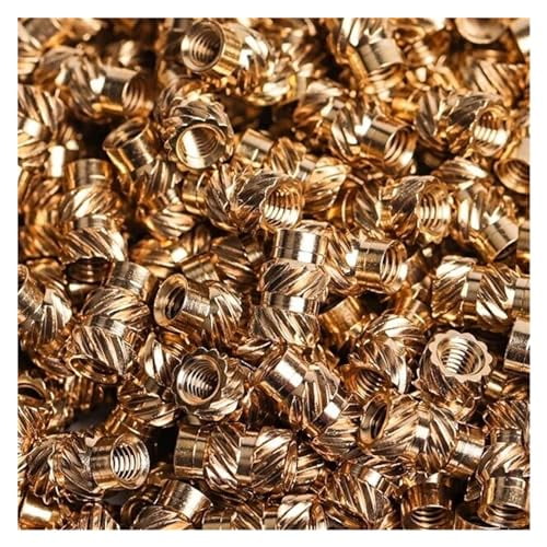 100/10 Pcs Hot Melt Thread Knurled Brass Heat Insert Nut M1 M1.2 M1.4 ...
