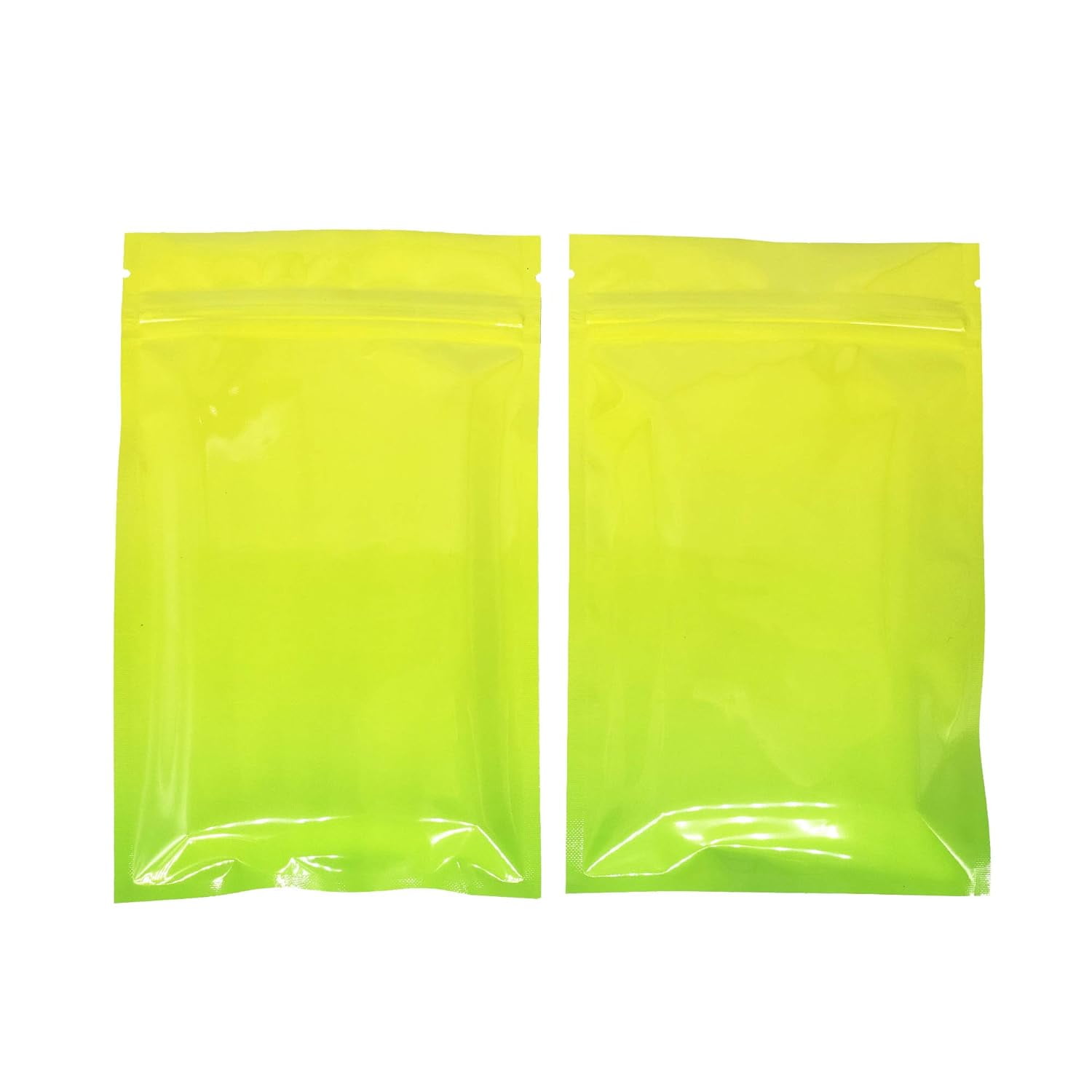 100 10 x 15 cm Pastel Gradient Packaging Bags, Open Top Baggies, Zipper ...