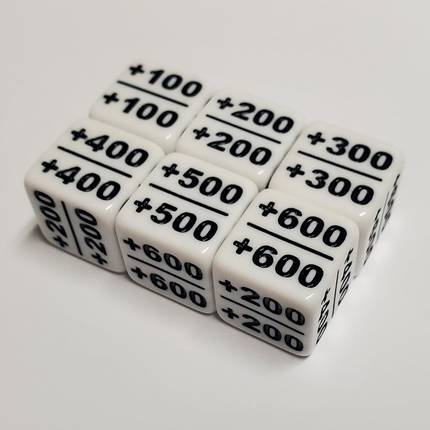 +100/+100 to +600/+600 Counter Dice compatible with Force of Will and ...