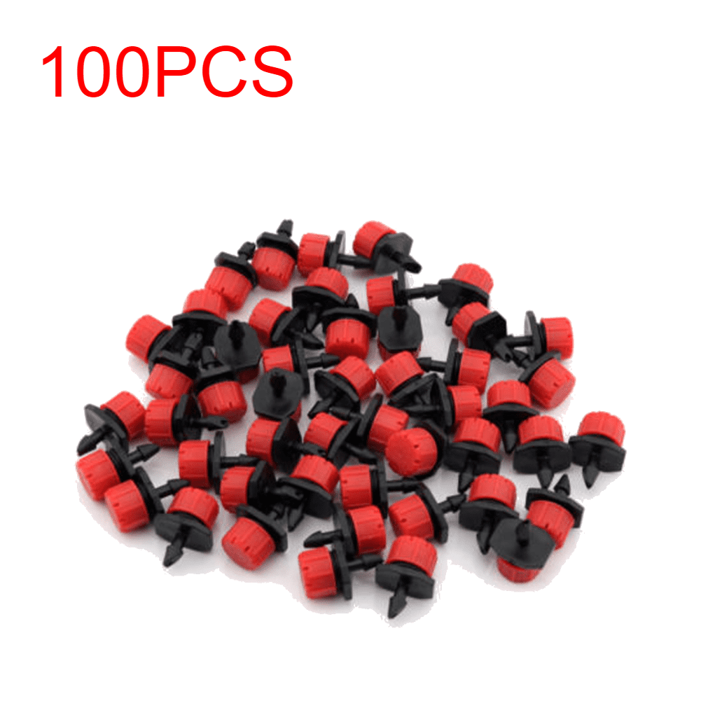 100-1000PCS Irrigation Drippers Sprinklers Adjustable Water Dropper ...
