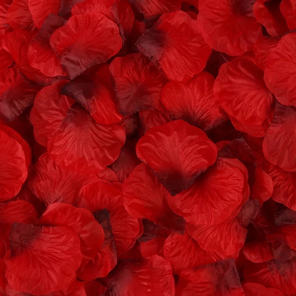 100-1000Pcs Top Colorful Artificial Fake Rose Petals Red White Gold ...