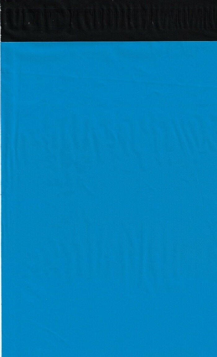 100 10x13 BLUE Poly Mailers Shipping Envelopes Couture Boutique Quality ...