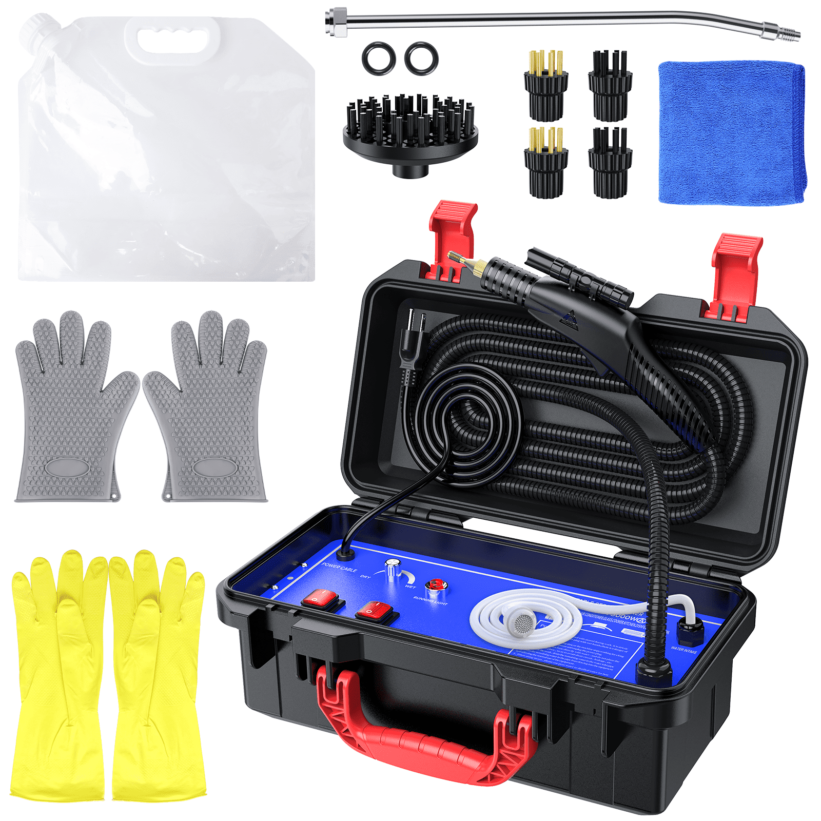 100-120℃ High Temperature High Pressure Steam Cleaner Household 3000W ...