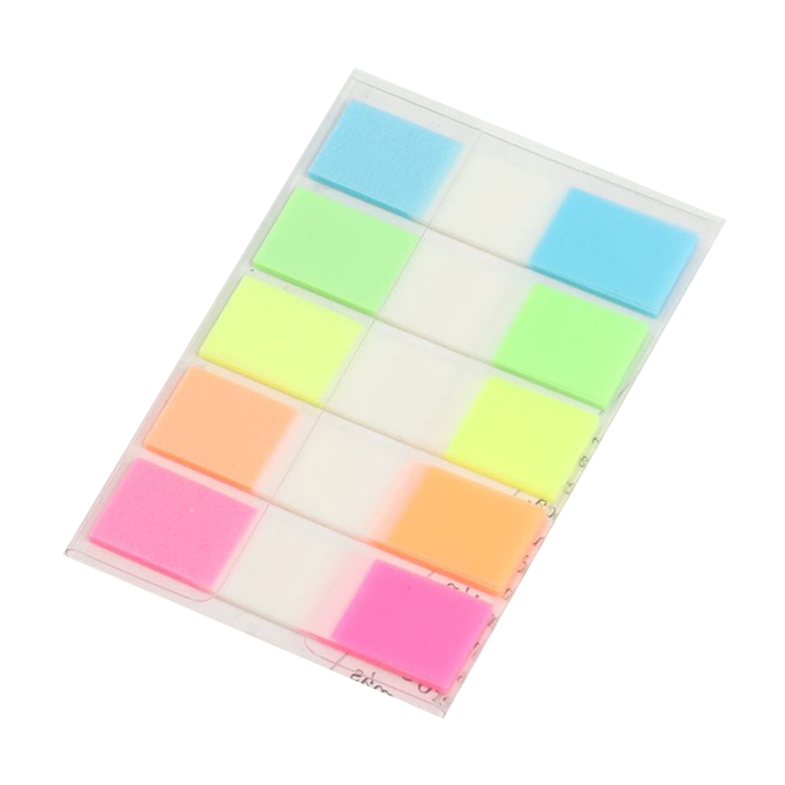 100/120Pieces Colored PET Label Repositionable Writable Adhesive Notes ...