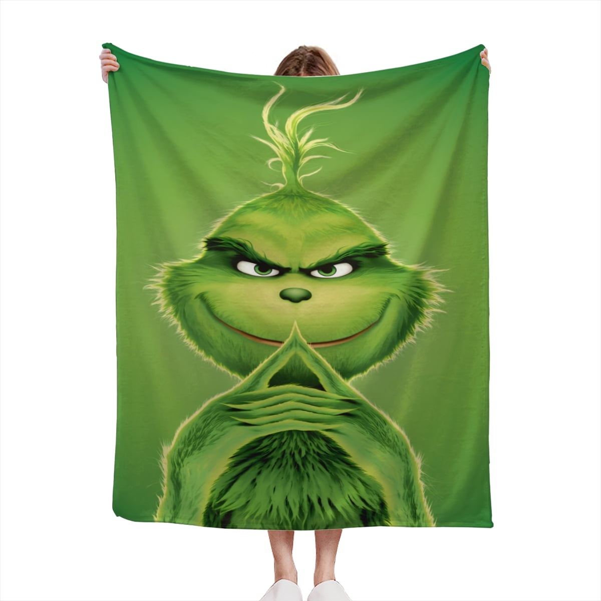 100*130Cozy Grinch Lap Blanket, Unisex, For Everyone, From The Line ...