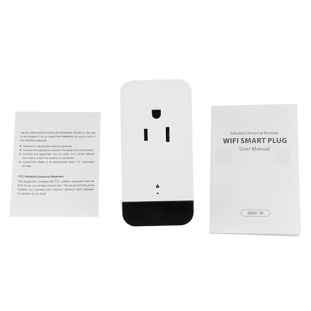 100-130V Wifi Mini Wireless Smart Power Socket Support Voice Remote APP ...