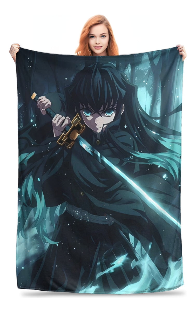 100*130cmManta De Anime Muichiro Tokito, Ropa De Cama De Calidad, Cál ...