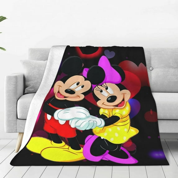 100*130cmManta Suave De Franela De Mickey Para Películas Animadas ...