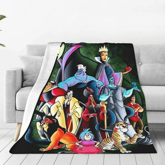 100*130cmManta Supercálida De Calidad Con Dibujos Animados De Villano ...