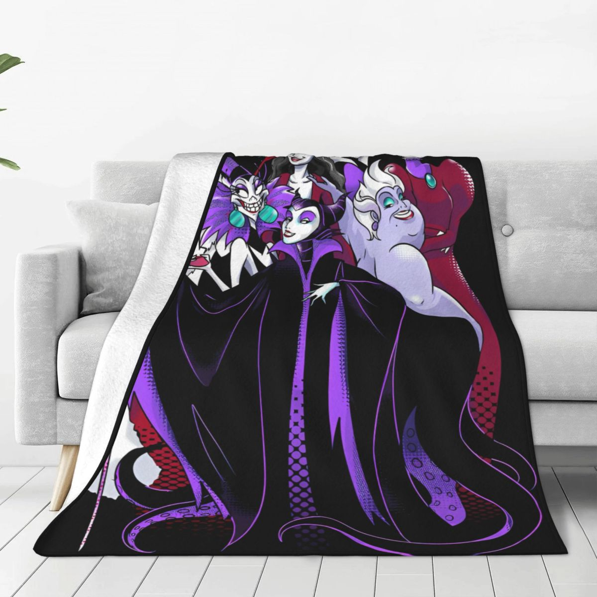 100*130cmMantas De Franela Con Dibujos Animados De Villanos De Hallow ...