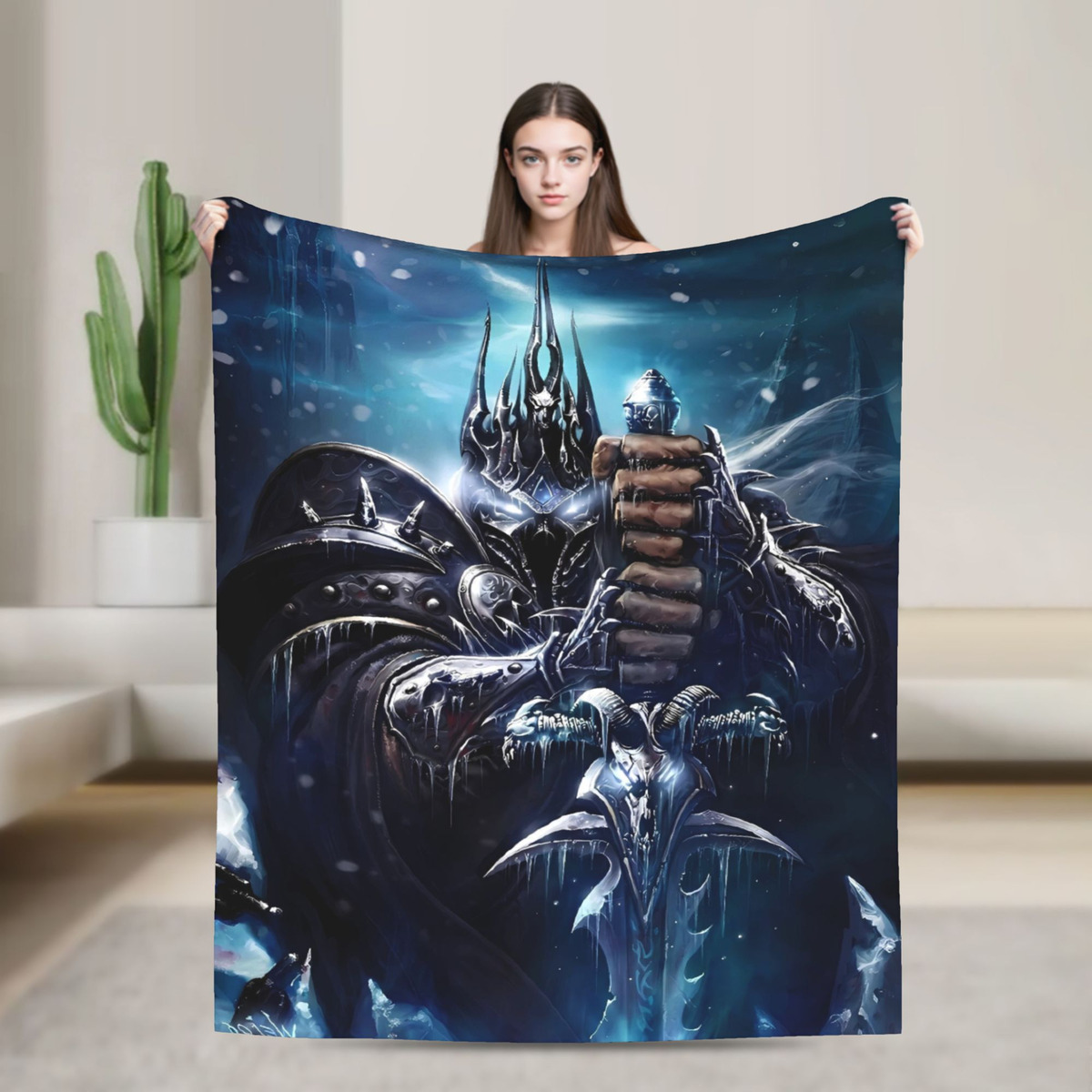 100*130cmMantas Supercálidas, Viajes, Guau, World Of Warcraft, Arthas ...