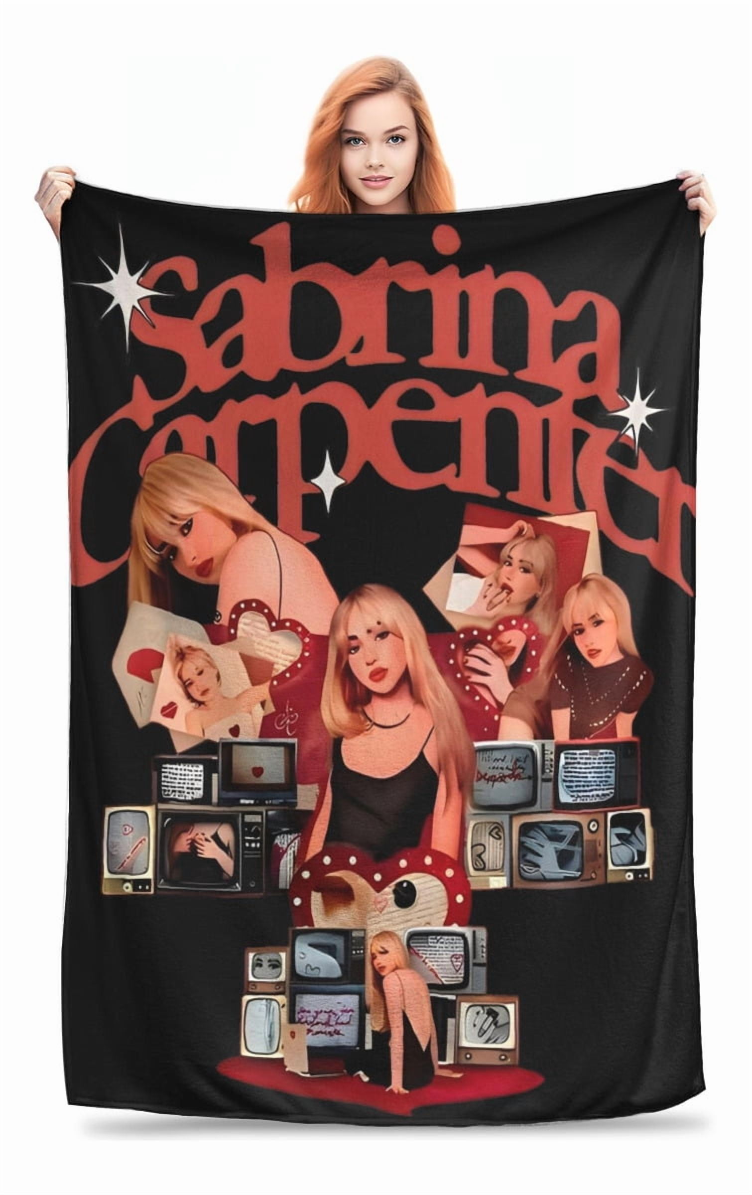 100*130cmSoft Blanketboy Girl Airplane Travel Sabrina Caprenter ...
