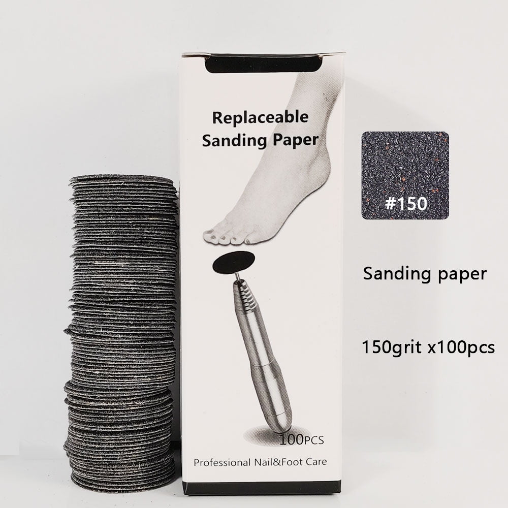 Diameter 25mm Replaceable Sandpaper Disc Cuticle Callus Remove Tool ...