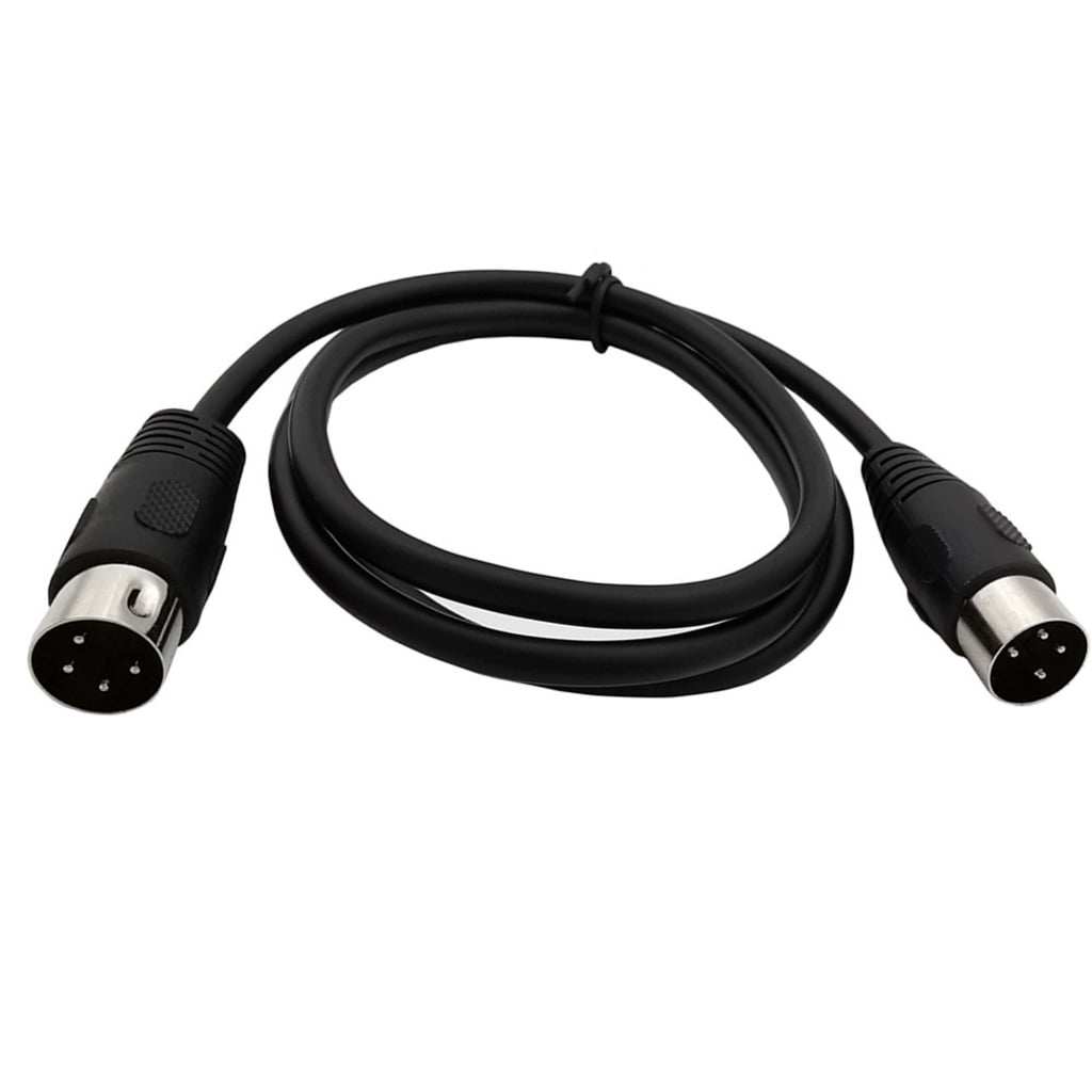 100/150/300cm Portable Connector Cable 4 Pin DIN Male to Male Adapter ...