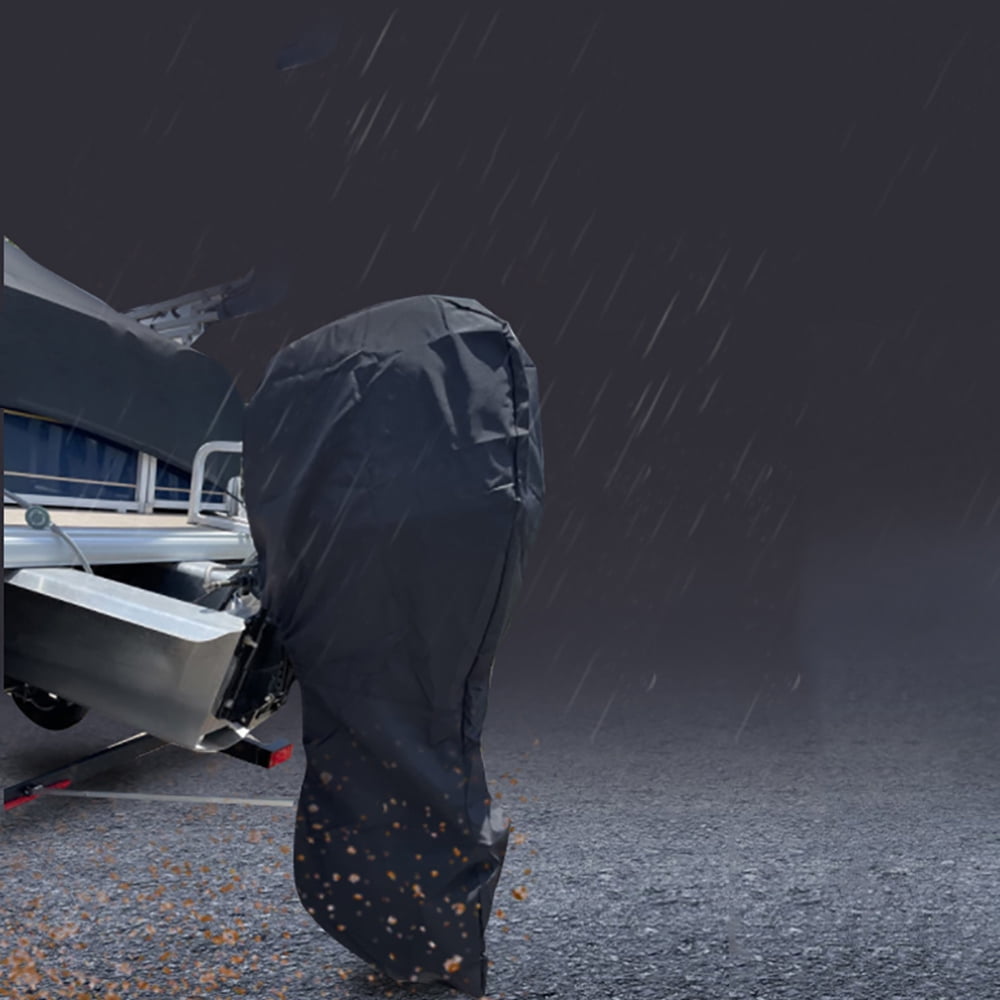 100-150HP Heavy duty Boat Full Outboard Motor Engine Cover Black Full ...