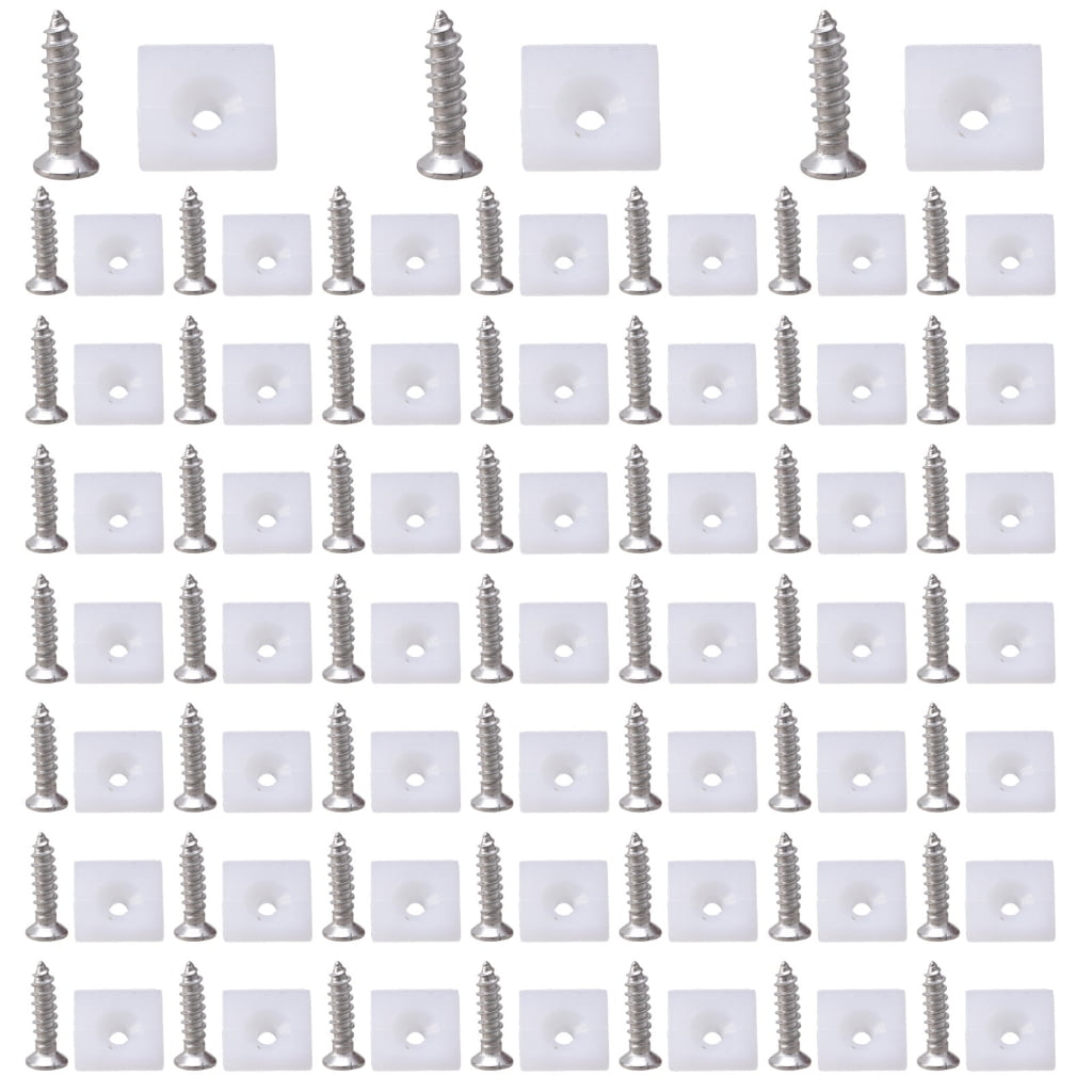 100/150Pcs Drawer Angles Code Bracket Fastener Back Wall Connectors for ...