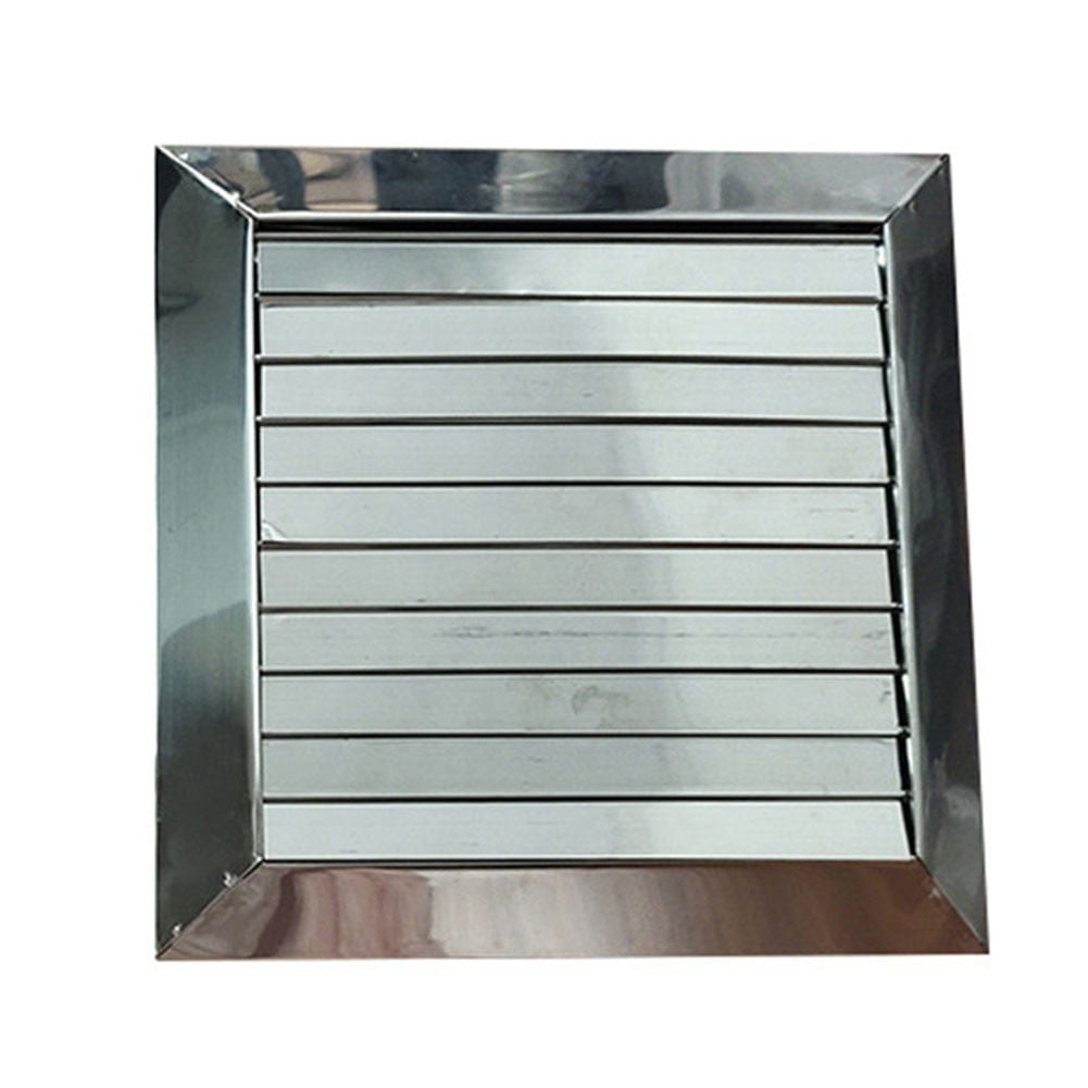 100/150mm Stainless Steel Movable Square Vents External Wall Rain Cap ...