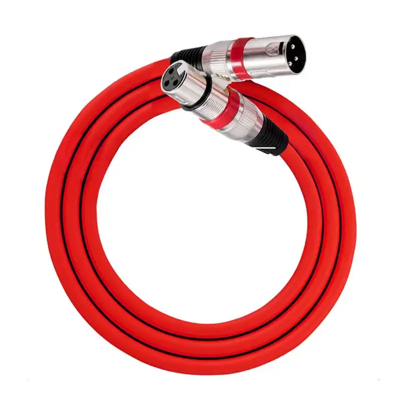 100/180cm 3Pin XLR AUX Hybrid Audio Cable Male to Female Anti ...