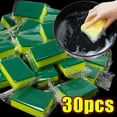 100/1Pcs Kitchen Dishwashing Soft Sponge Absorbent Clean Rub Pot Rust ...
