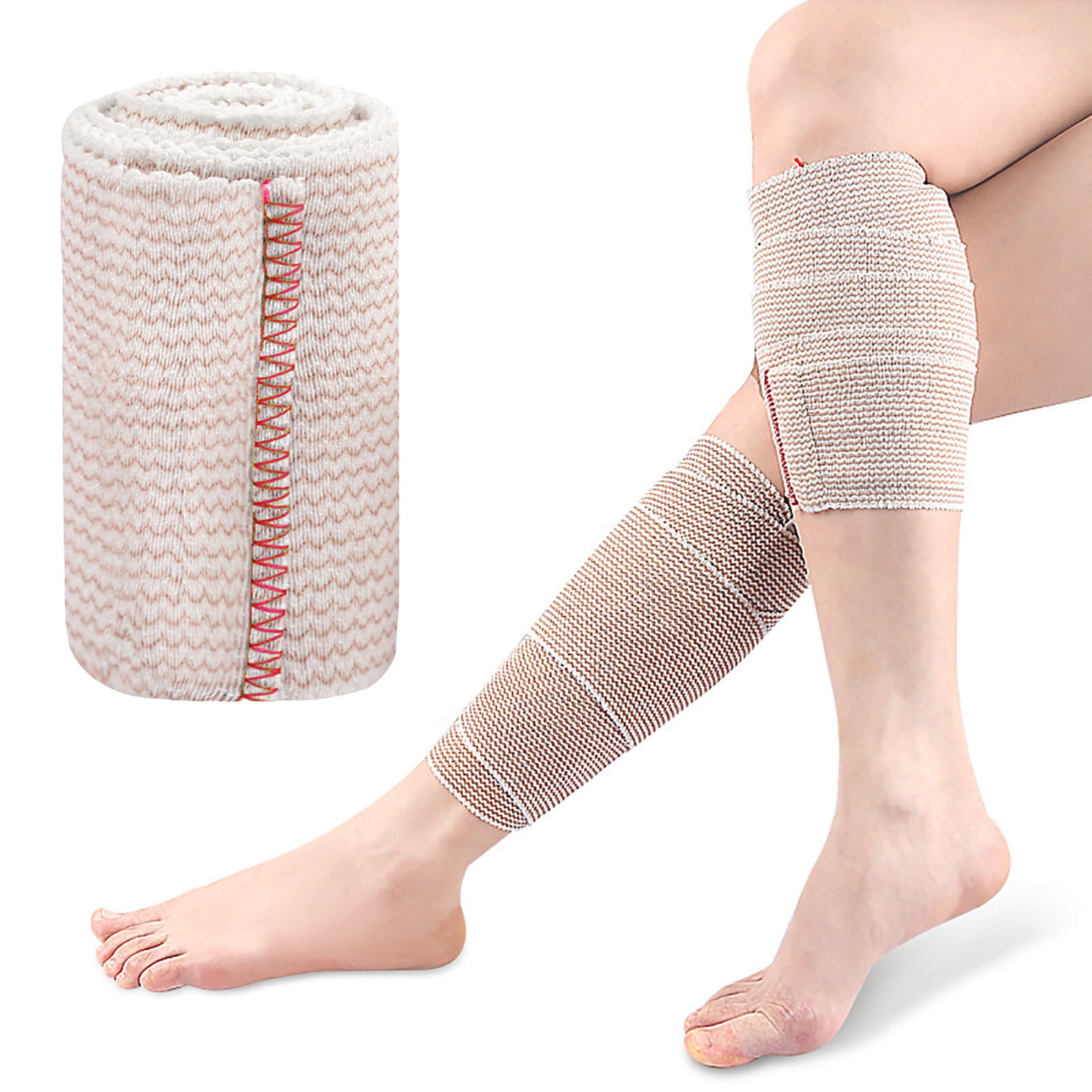 100*2/3/4/6in Herringbone Elastic Bandage Fixed Motion Pressure ...