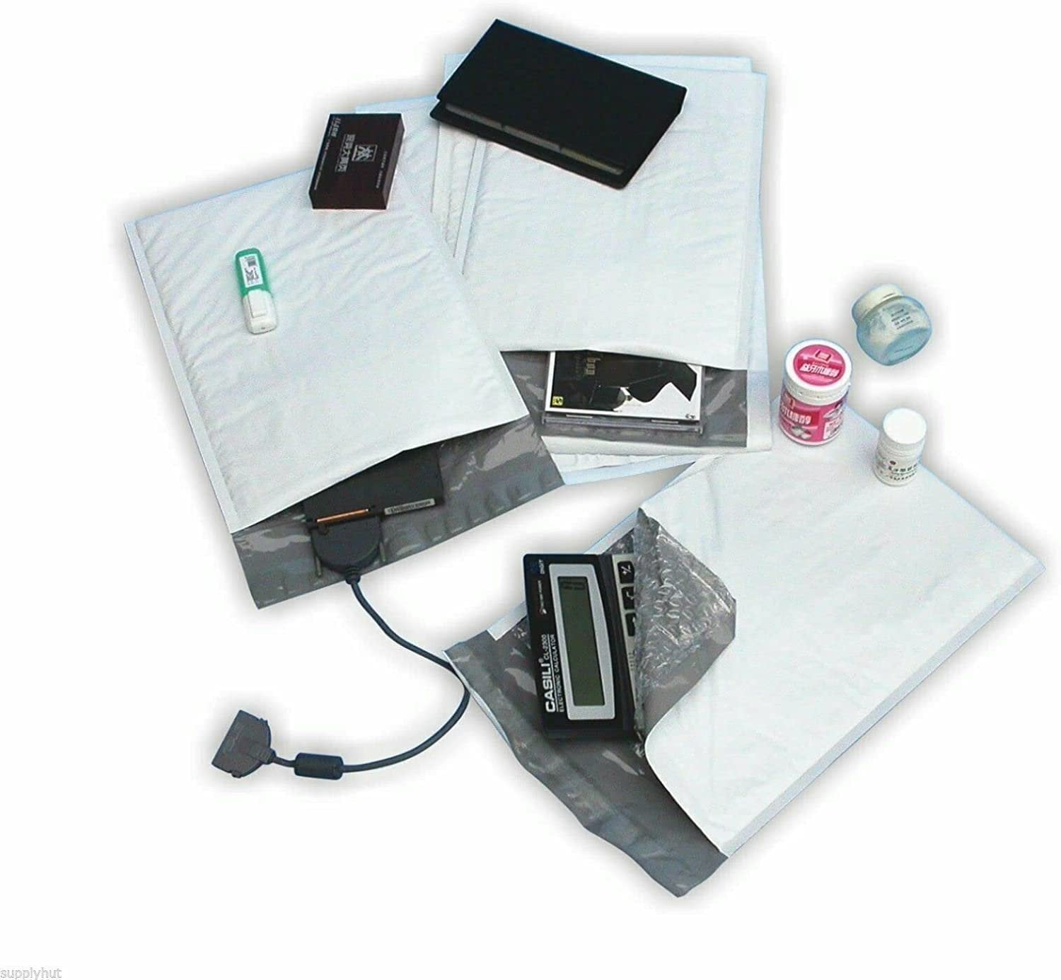 100 #2 8.5x12 Poly Bubble Padded Envelopes Mailers Shipping Case 8.5 ...