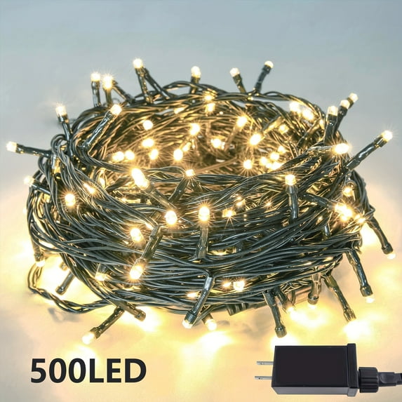 100/200/300/500 LED Multi-color Christmas Lights Outdoor & Indoor ...