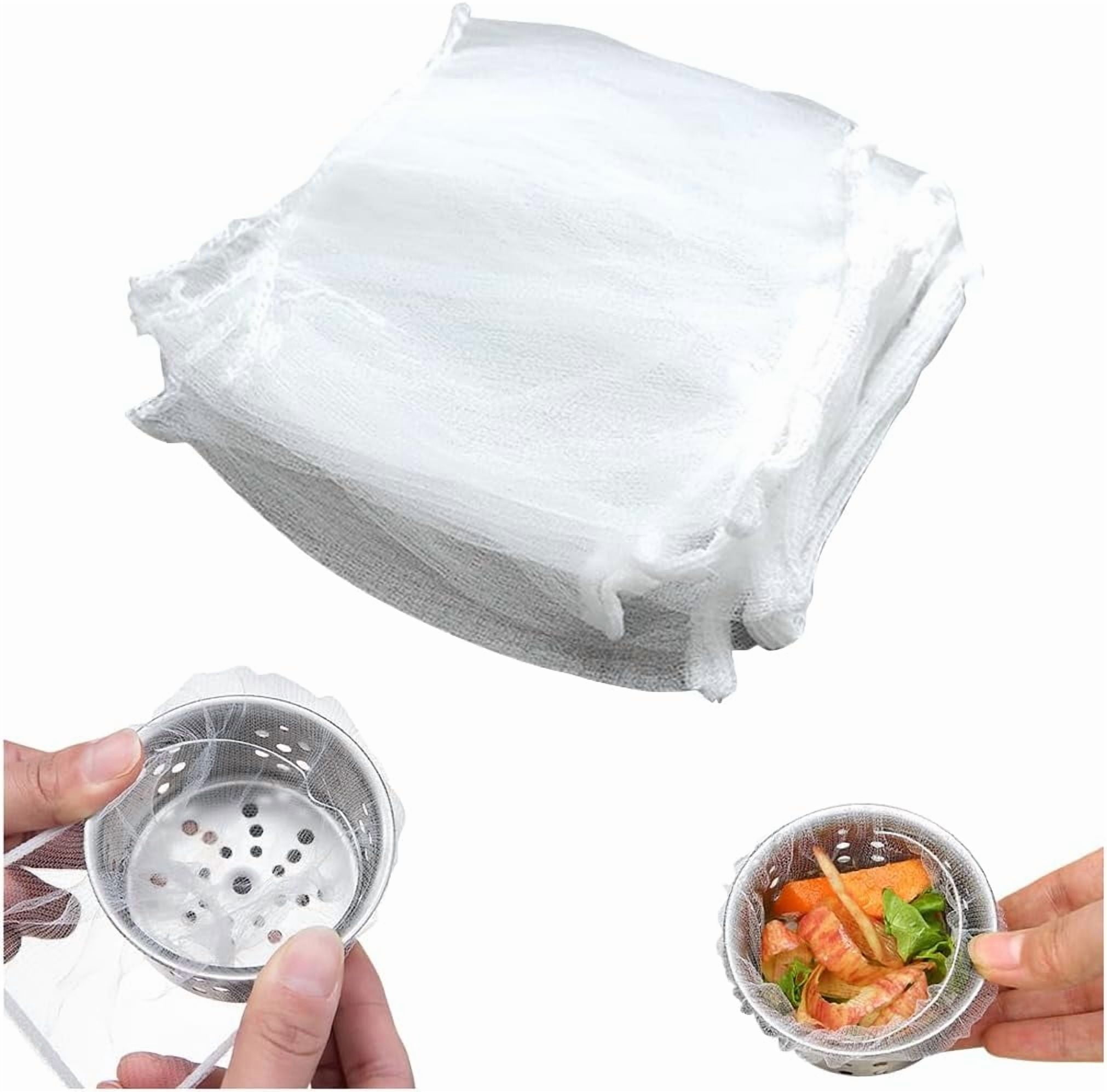 100/200/300/500 PCS Disposable Mesh Sink Strainer Bags, Kitchen Sink ...
