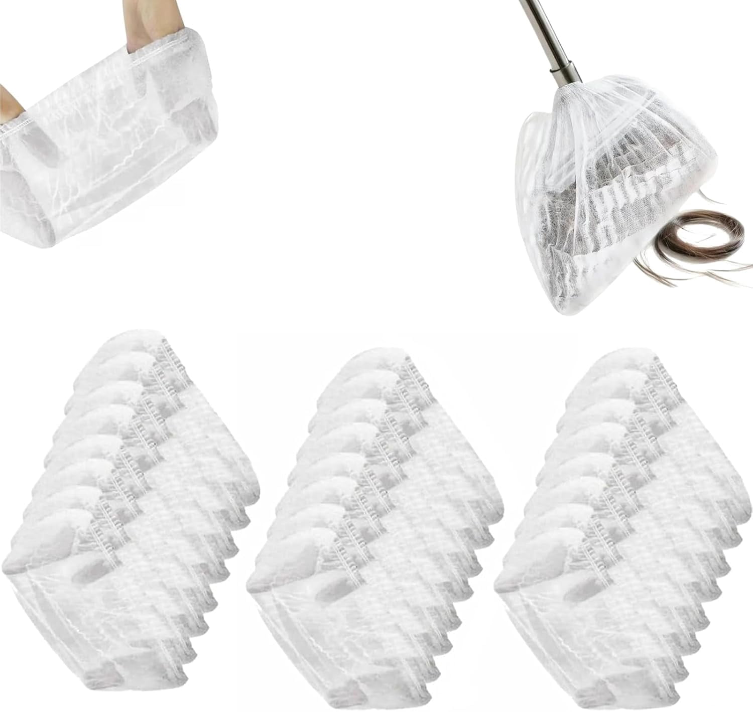 100/200/300 Pcs Disposable Broom Covers, Electrostatic Hair and Dust ...