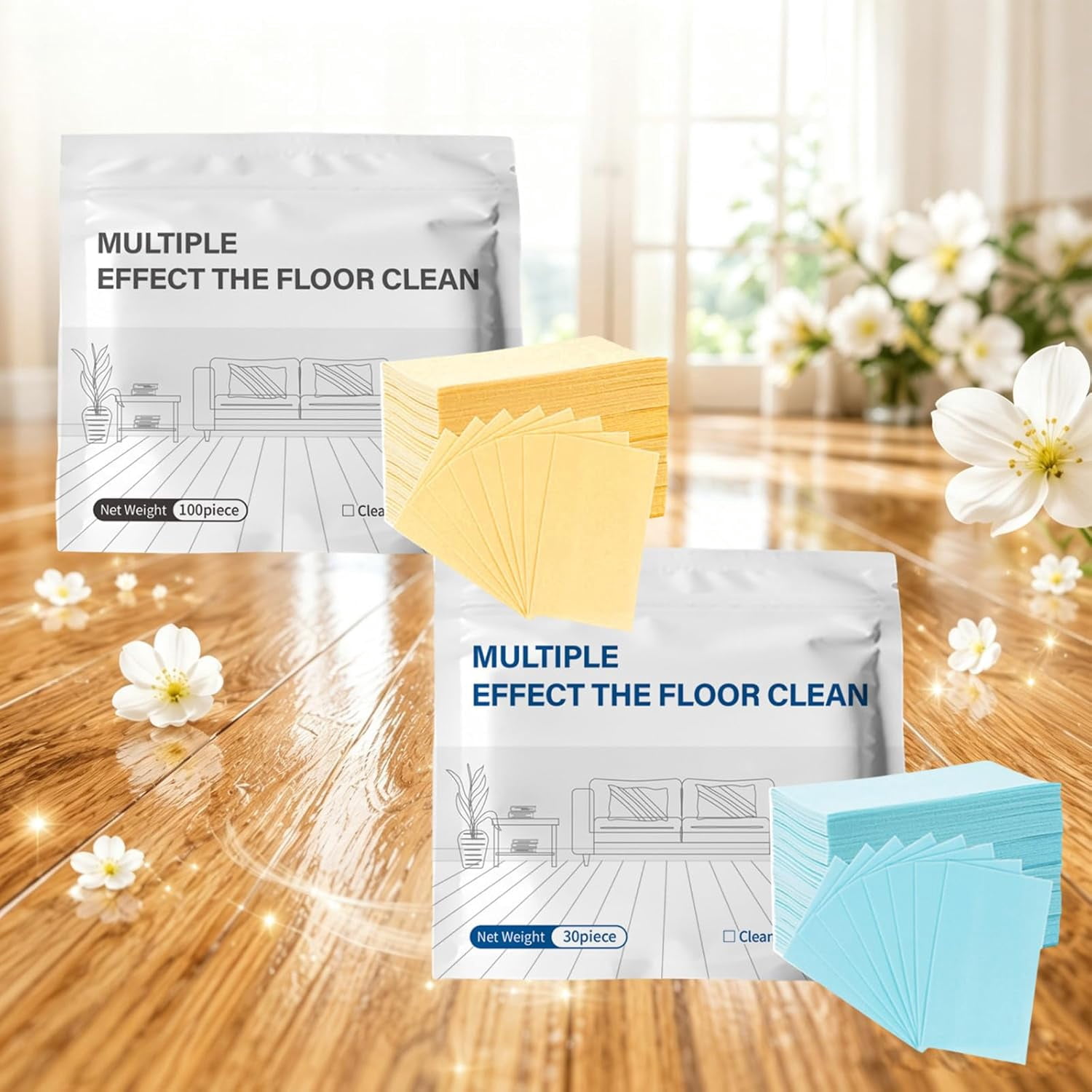 100/200/500 PCS Multiple Effect The Floor Clean, Concentrated Floor ...