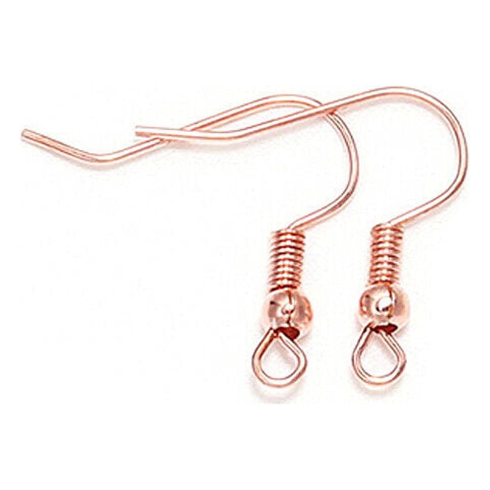 100-200 DIY JEWELRY Making Findings Earring Hook Coil Ear Wire French ...
