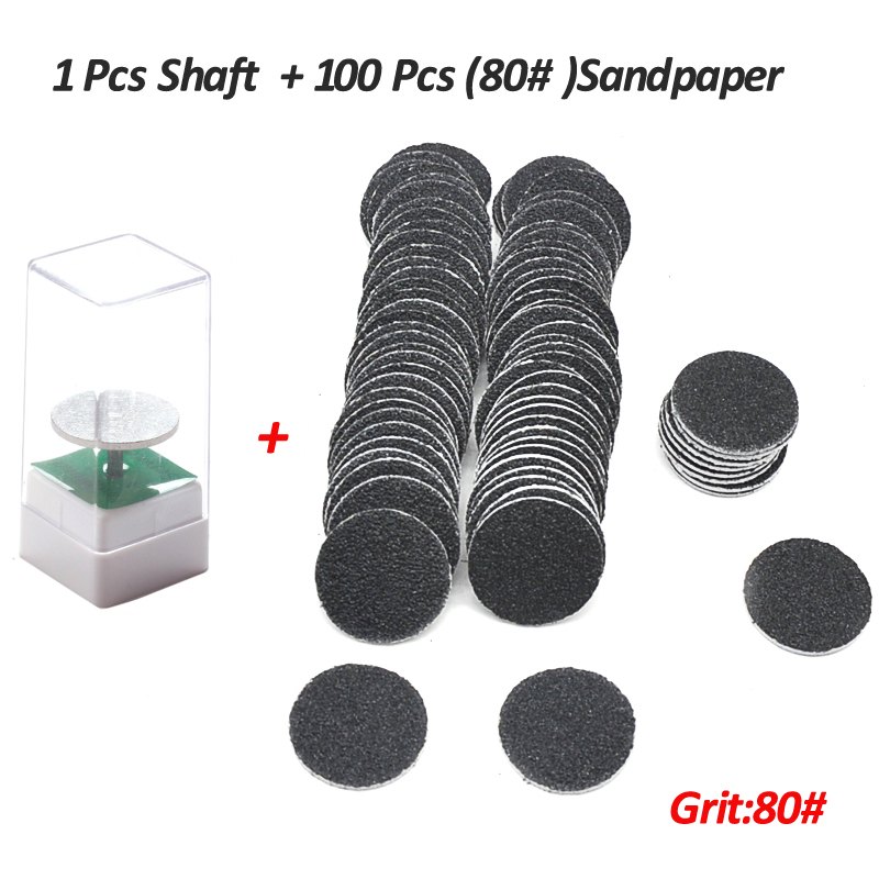 100/200 Pcs Replacement Sandpaper Discs Callus Disks Foot File Disc for ...