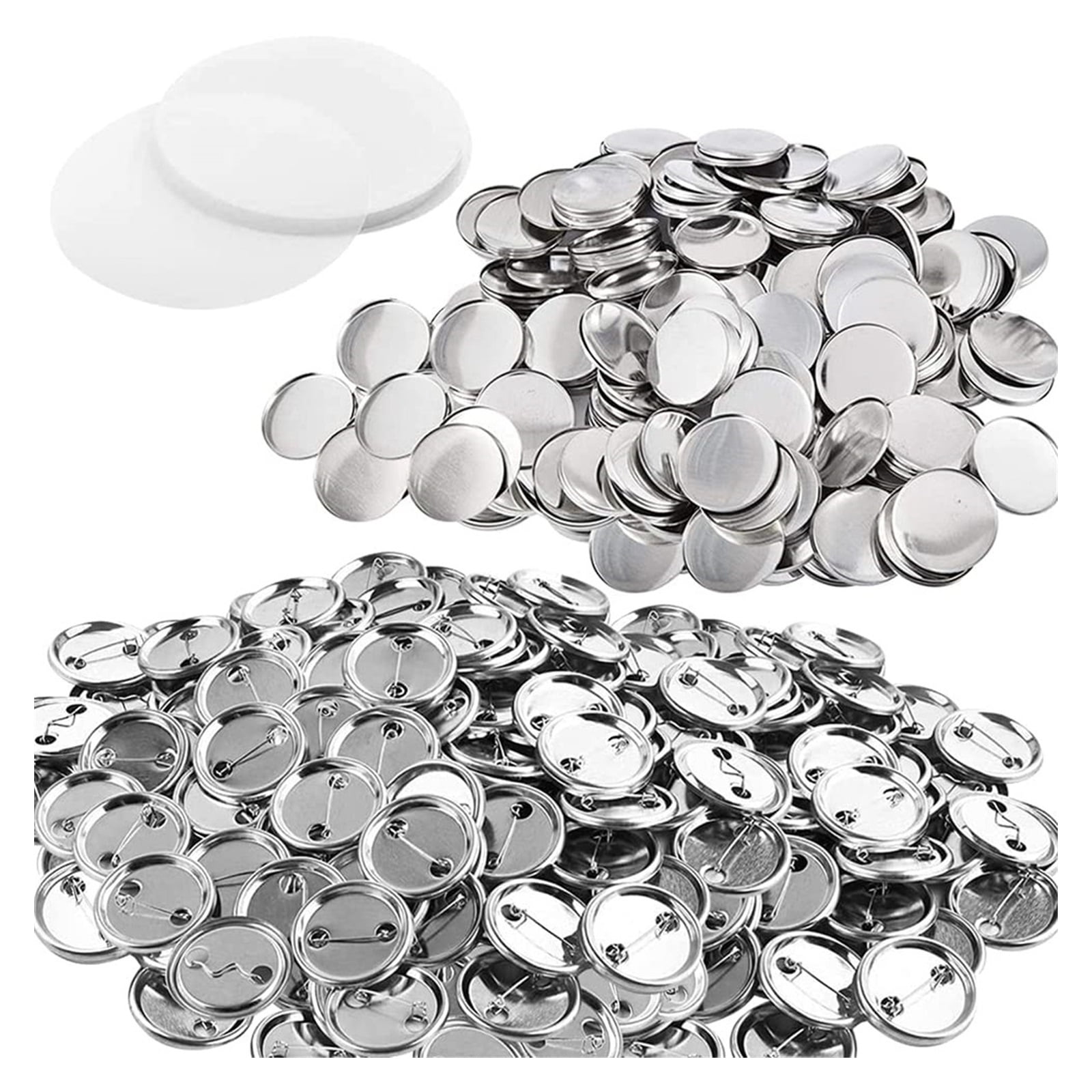100/200PCs Sets Metal Badge Pin Button Maker Parts Including Metal ...