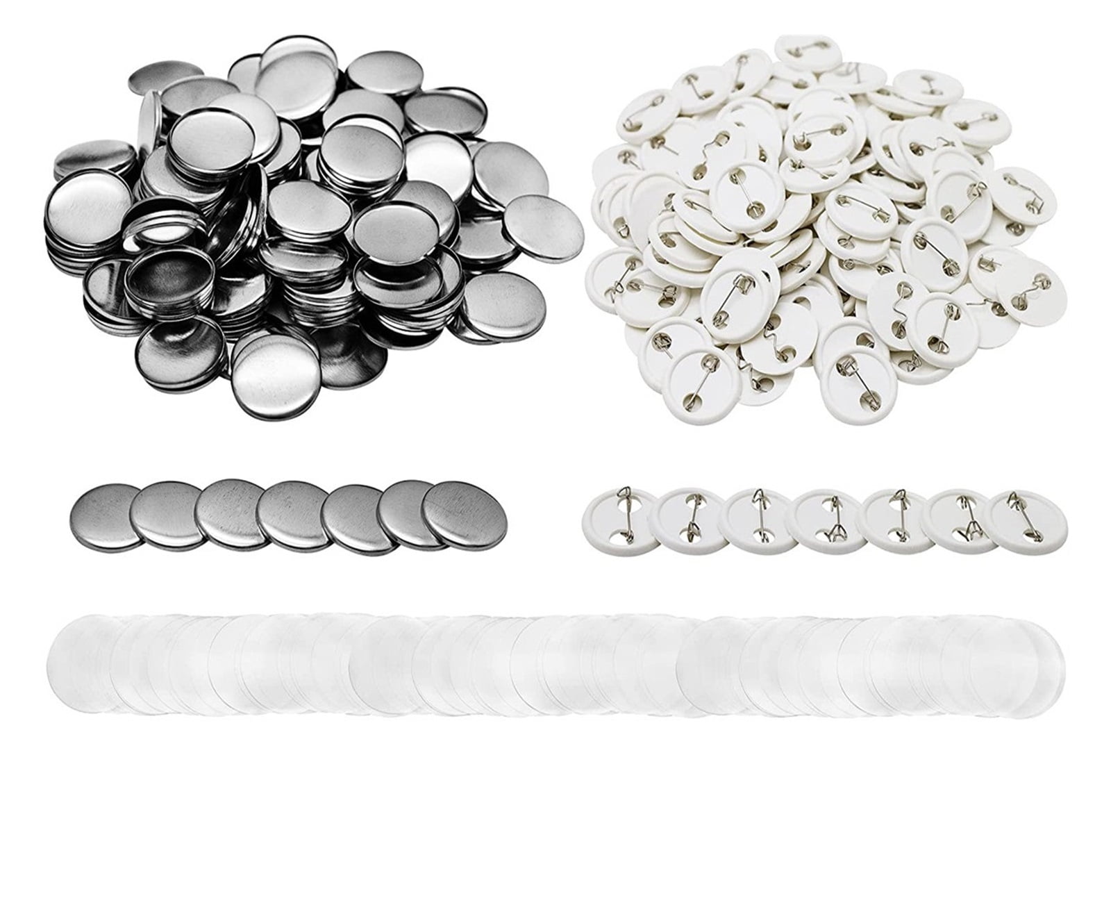 100/200Pcs Blank Badge Badge Press Machine Making Parts,25/32/37/44/58 ...