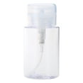 100-200ml Push Down Dispenser Nail Polish Remover Pump Empty Bottle ...