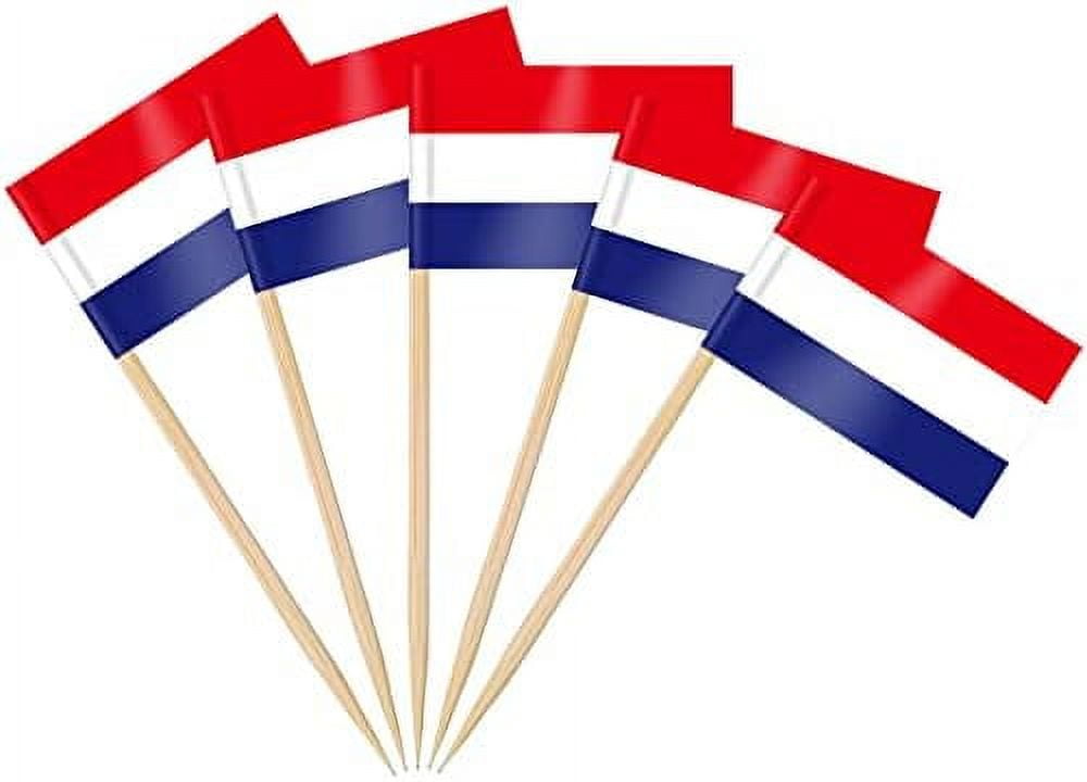 100/200pcs Netherlands Toothpick Flags Cake Toppers, Netherlands ...