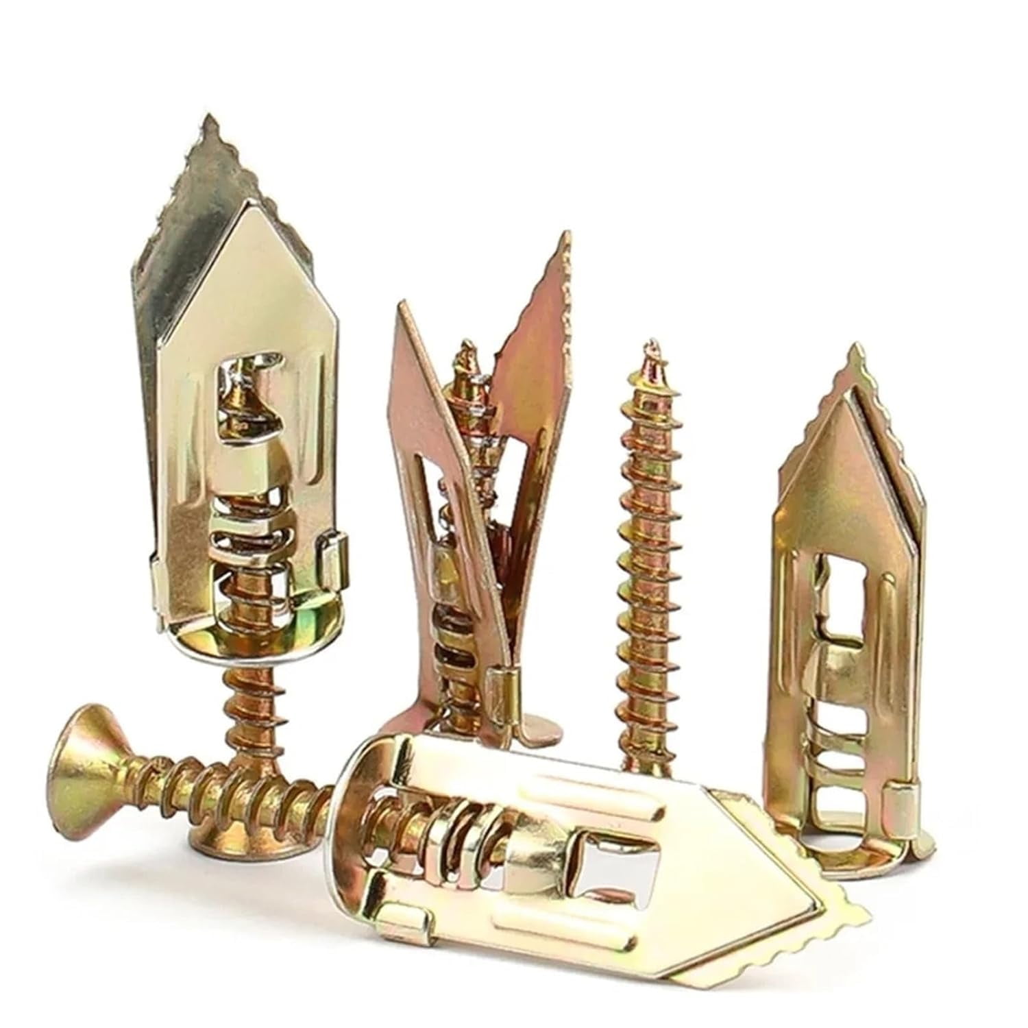 100/200pcs Self Drilling Drywall Anchors with ScXrews Expansion Nail ...