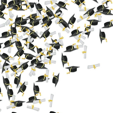 Mortarboards Graduation Confetti - Burgundy - Walmart.com