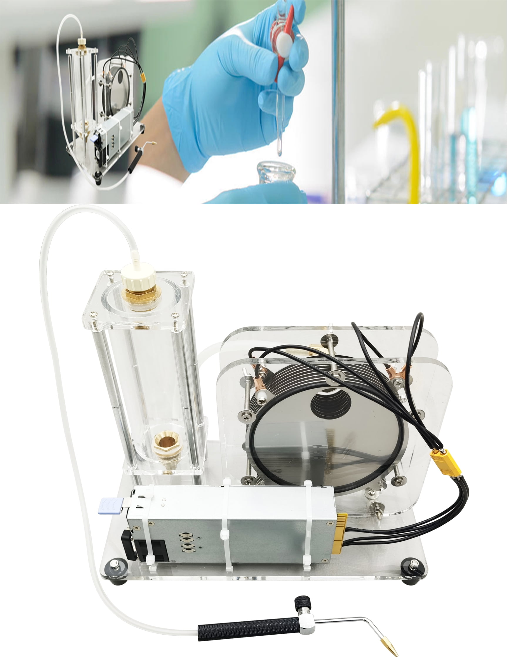 100-240V Large Size Stainless Steel Electrolysis Water Machine Oxy ...